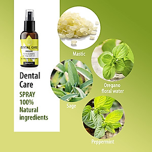 Teliapets Oregano Dental Care Spray for Pet's Teeth & Gums - Natural Dog's & Cat's Teeth Cleanser - Bad Breath, Plaque, Periodontitis & Gingivitis Fighter -Quick & Simple Oral Relief - 30ml / 1oz