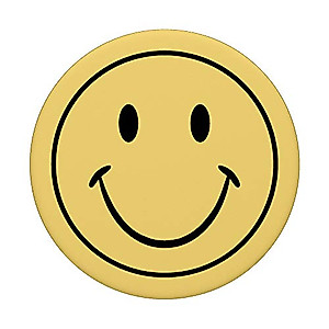 HAPPY FACE - SMILE - RETRO 70'S GRAPHIC PopSockets PopGrip: Swappable Grip for Phones & Tablets