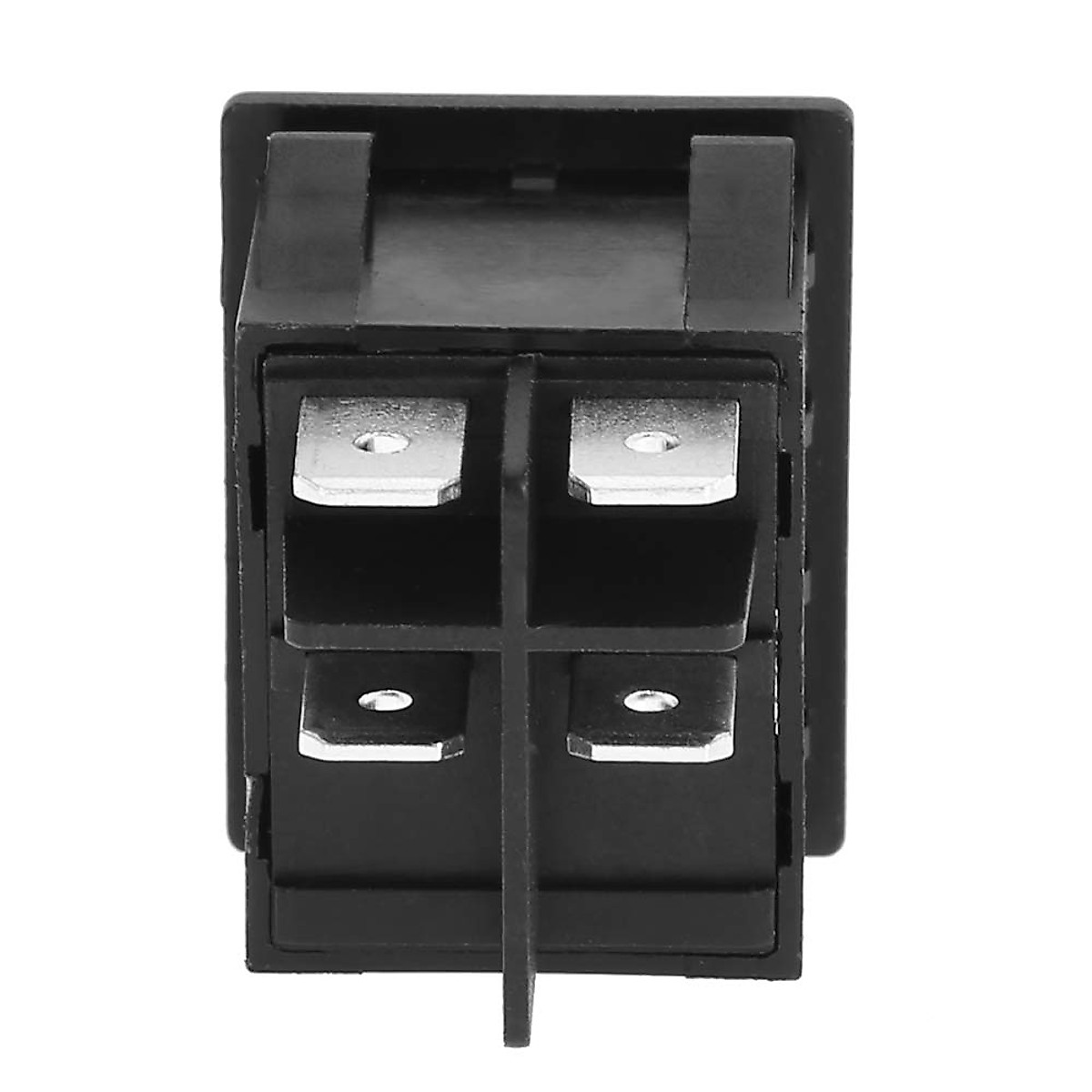 ON Off Rocker Switch, 120V AC/250V AC30A Welder Welding Machine 4-Pin 2 Position Boat Type Toggle Switch(1PCS)