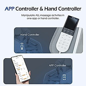 BOSSCARE Massage Chair SL Track Massage Chair Recliner, Zero Gravity Full Body Airbag Massage Chair with Body Scan Bluetooth Heat AI Control Foot Roller Handrail Shortcut Key, R8686 Gary