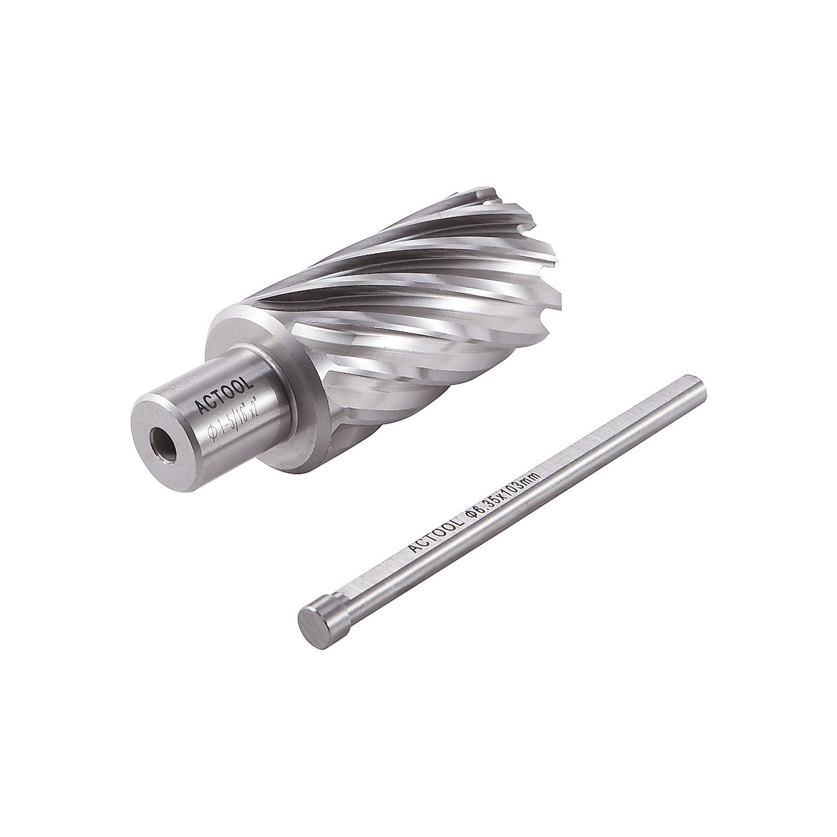 ACTOOL 1-5/16" Diameter × 2" Depth of Cut HSS ANNULAR Cutter with 3/4'' Weldon Shank