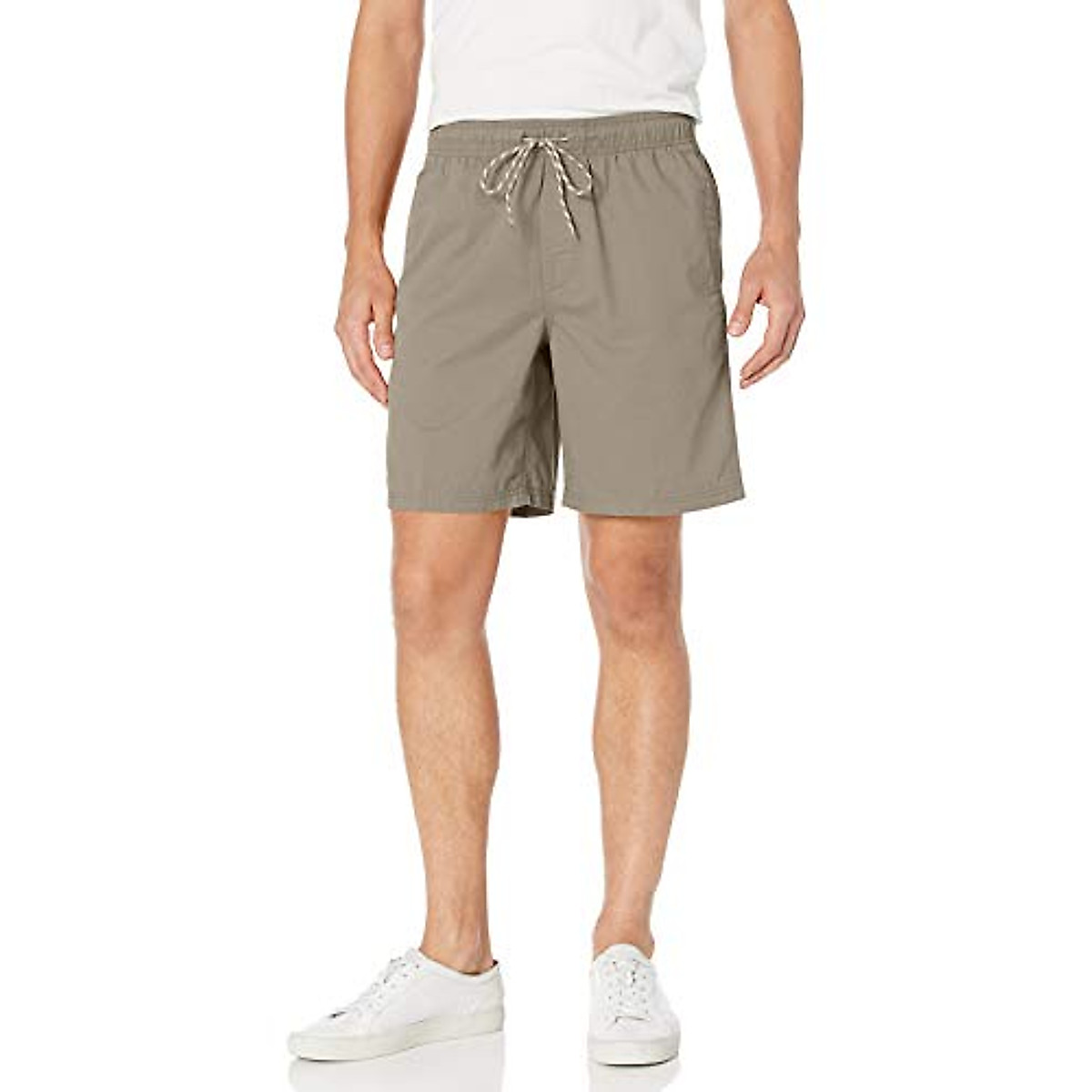 Amazon Essentials Men's Drawstring Walk Short (Available in Plus Size), Khaki Brown, Small