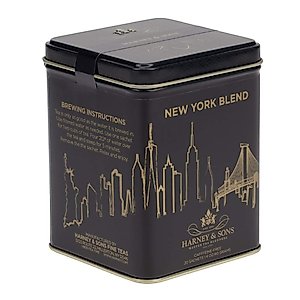 Harney & Sons New York Blend, Caffeine Free Tea In Sachets, Black