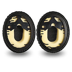 QC3 Earpads, JARMOR Replacement Memory Foam Ear Cushion Cover Kit for Bose QuietComfort 3, On Ear, OE1 Headphones ONLY, Black
