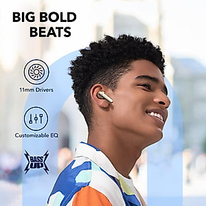 Soundcore by Anker Life P3 Noise Cancelling Earbuds, Thumping Bass, 6 Mics for Clear Calls, Multi Mode Noise Cancelling, 35H Playtime, Wireless Charging, Soundcore App, Customized Sound(Renewed)