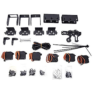 Robot Mechanical Arm, Metal Gear Smoothing Rotation Robot Arm Flexible Steering for Industrial Robot Parts