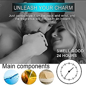Pheromone Perfume for Men, Long Lasting Fragrance，Perfume de feromonas para atraer a Los Hombres，Pheromone Cologne for Men (Color : Man)