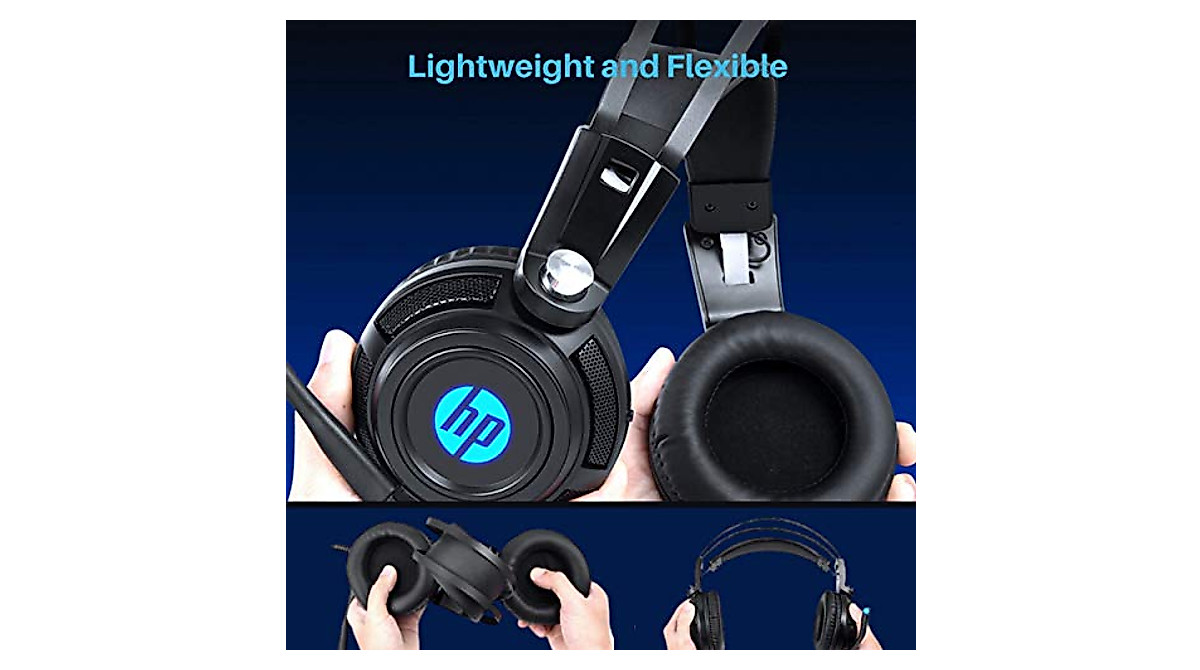 HP Wired Gaming Headset with Microphone for PC & Consoles