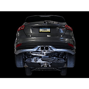 AWE Tuning Ford Focus ST Track Edition Cat-back Exhaust - Chrome Silver Tips