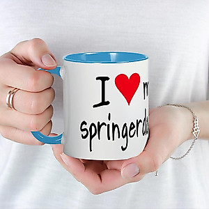 CafePress I LOVE MY Springerdoodle Mug Ceramic Coffee Mug, Tea Cup 11 oz