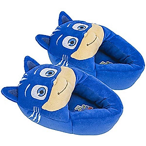 PJ Masks Kids Slippers,Catboy and Gekko,Socktop Slip On Slipper,Toddler size 5-6