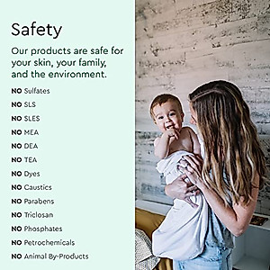 Puracy Natural Dish Soap Refill, Skin-Softening Plant-Based Liquid Dishwashing Detergent Soap, Clean-Rinsing Water-Sheeting Formula, (Organic Lemongrass 48 Oz)