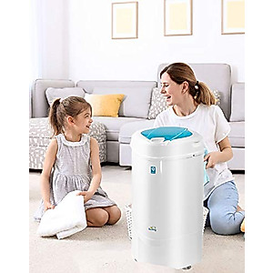 The Laundry Alternative Ninja Spin Dryer - Portable Clothes Dryer - Spin Dryer for Clothes, with 3200 RPM with High Tech Suspension System - Portable Spin Dryer for Apartments, RV Travel - Turquoise