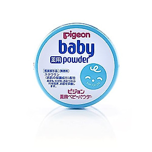 Pigeon Medical Use Baby Powder Blue Can