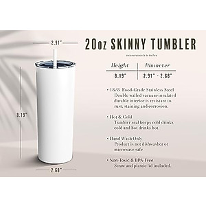 Pastel Peeps Bunny Pattern 20oz Stainless Steel Tumbler with Spillproof Lid and Straw