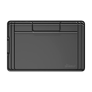 WeatherTech SinkMat – Waterproof Under Sink Liner Mat for Kitchen Bathroom – 46” x 22” Inches - Durable, Flexible Tray – Home undersink Organizer Must Haves, Black