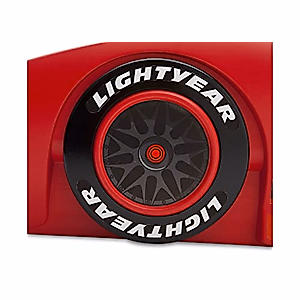 Disney/Pixar Cars Lightning McQueen Toddler-To-Twin Bed with Toy Box by Delta Children