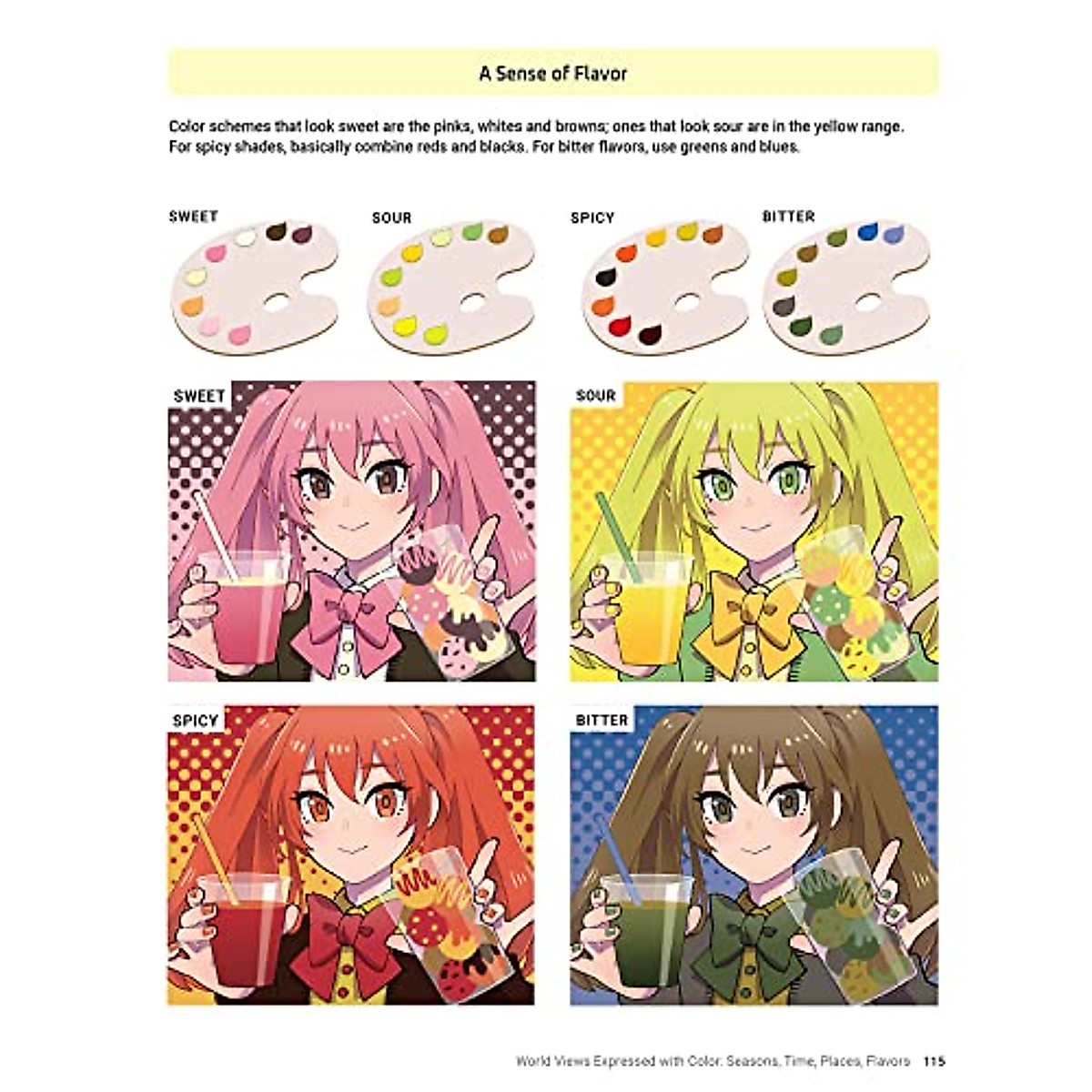 Anime & Manga Digital Coloring Guide: Choose the Colors That Bring Your Drawings to Life! (With Over 1000 Color Combinations)