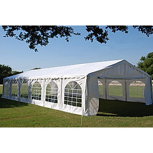 DELTA 40'x20' Budget PE Party Tent, Tents for Parties, Carpas para Fiestas,Heavy Duty Outdoor Event Canopy,Wedding Tent,with Waterproof Top