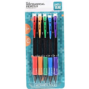 Mechanical Pencils, 0.7mm, 5 Count