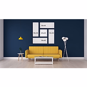 Creative Mark The Edge All Media Cotton Deluxe Stretched Canvas - 11x14" - 3 Pack of 1-1/2'' Deep Triple Acrylic Primed Canvas for Painting