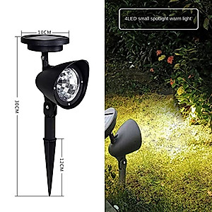 CYGURT Solar spotlights Outdoor Super Bright Waterproof Floor Outlet Lawn lamp Home Outdoor Landscape Garden lamp Garden Tree lamp