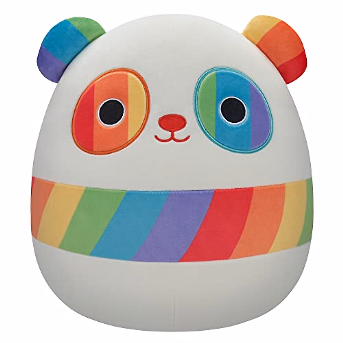 Squishmallows 12-Inch Sarakee Pride Rainbow Panda - Medium-Sized Ultrasoft Official Kelly Toy Plush