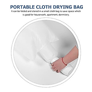 Zerodeko Portable Clothes Dryer Bag Mini Dryer Machine Fast Drying Bag Reusable Mini Folding Drying Bag for Home Travel Dorms Offices (Pants)