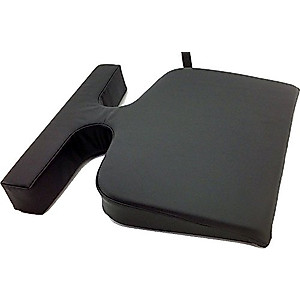 Therapist's Choice® Comfort Bolster Wedge, Massage Table Breast Pillow, Prone Pillow (Black)