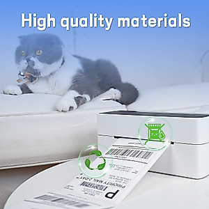 ASprink 4"x6" Thermal Shipping Address Labels - Thermal Labels 4"x6" for Label Printer - Address Label Paper Compatible with MUNBYN, Rollo, and Other Thermal Printer, 1 Pack(500 Roll/Pack)