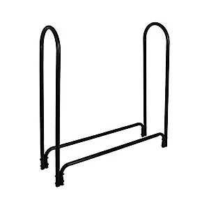 Panacea 15203 Deluxe Outdoor Log Rack, Black, 4-Feet, Log Rack Only