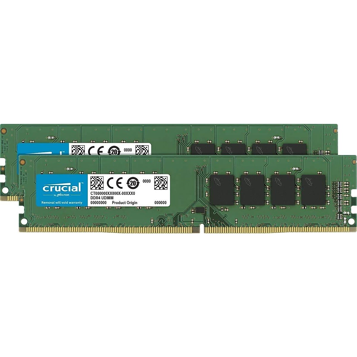 Crucial Memory Bundle with 32GB (2x16GB) DDR4 PC4-21300 2666 MT/s DR X8 DIMM 288-Pin Memory (CT2K16G4DFD8266) Compatible with OptiPlex SFF, Tower 3050, 3060, 3070, 5050, 5060, 5070, 7050, 7060, 7070