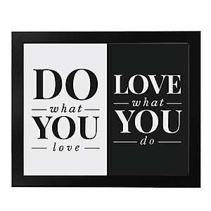 Do What You Love- Inspirational Wall Art Hanging Decor Pictures for Living Room, Boho Wall Decor for Bedroom, Canvas Art Decor for Home, & Office, Encouragement Gift, Unframed - 10x8"