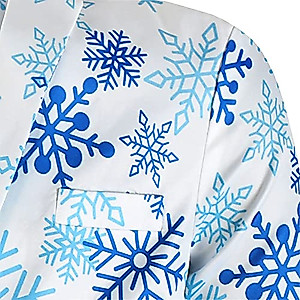 Stylish Christmas Suits for Men - Santa Claus Costumes, One Button Ugly Christmas Jacket & Blazer for Party, Prom, Wedding
