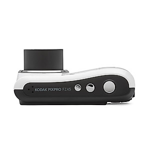 Kodak PIXPRO FZ45 Digital Camera + Black Point & Shoot Camera Case + Transcend 64GB SD Memory Card + Tri-fold Memory Card Wallet + Hi-Speed SD USB Card Reader + More! (White)