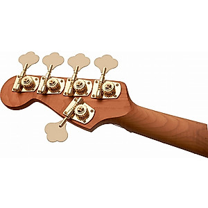 Charvel Pro-Mod San Dimas Bass Guitar JJ V, Caramelized Maple Fingerboard (Candy Apple Red)