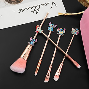 Cute Cartoon Makeup Brush Set, 5 Pieces (MS0176)