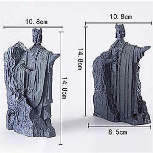 Bookend Supports HeavyDuty ， Book Ends Bookends Book Shelves, Hobbit Third Gate of Resin Statue Bookends Home Decoration Anime Fans Gift
