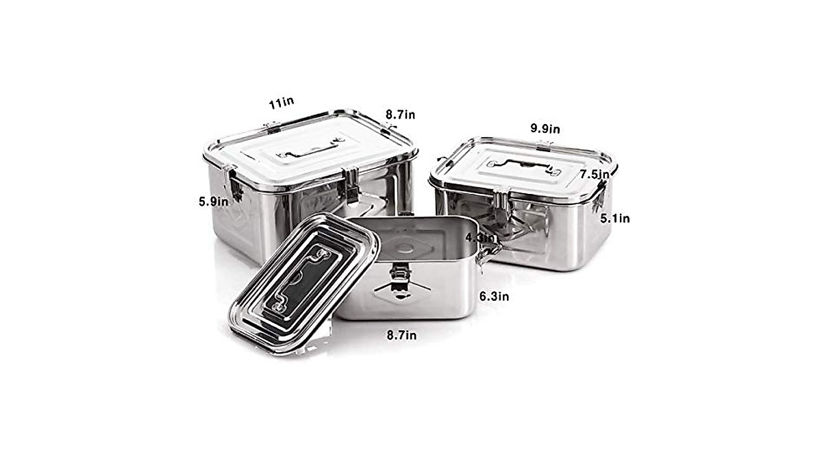 Buy Stainless Steel Kimchi Container Set – Fresh Food Storage