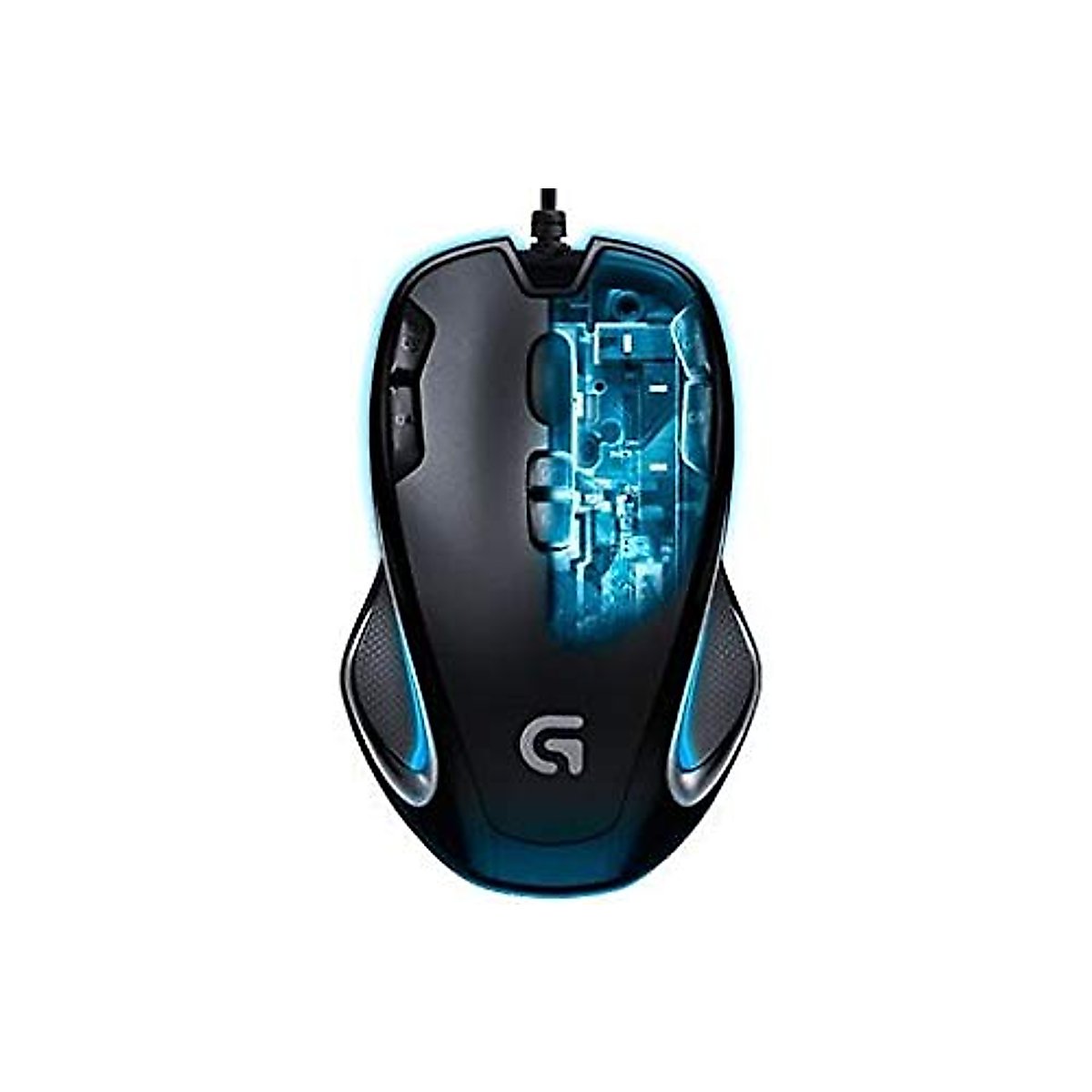 Logitech G300s Wired Gaming Mouse, 2,5K Sensor, 2,500 DPI, RGB, Lightweight, 9 Programmable Controls, On-Board Memory, Compatible with PC/Mac - Black