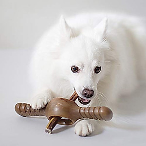 Benebone Pawplexer Interactive Treat Dispensing Tough Dog Puzzle Chew Toy, Made in USA, Small, Real Bacon Flavor
