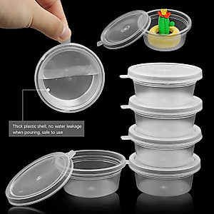 Fyess 40 Pack Slime Storage Containers And Foam Ball Storage Containers With Lids For 20g Slime.