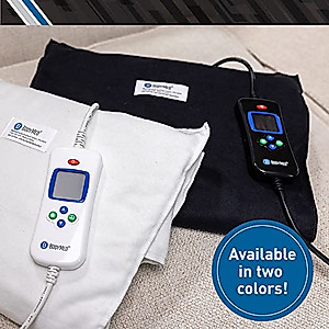 BodyMed Digital Moist Heating Pad with Auto Shut Off Heating Pad for Neck and Shoulders, Back Pain and Muscle Pain Relief 14 x 27 Inch, White