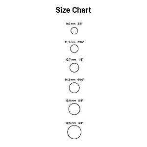 Plastic Stopper Replacement Plug for Salt and Pepper Shakers, Flower Pots, Bottles, Pipes etc 5/8”, 9/16”, 1/2” (6 pcs)