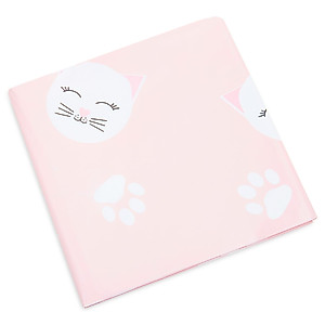 Sparkle and Bash 3 Pack Cat Themed Party Tablecloth, Plastic Kitty Birthday Table Cover Decorations (Pink, 54 x 108)