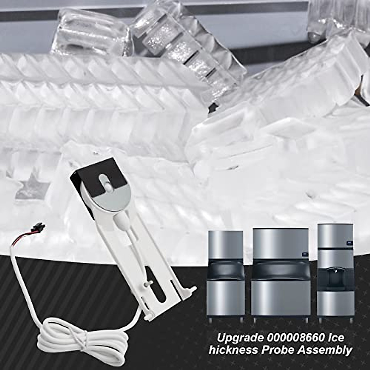 000008660 Ice Thickness Probe Assembly for Manitowoc, Ice Thickness Control, ice Machine Parts for Manitowoc,Compatible with Indigo Series Ice Machine etc