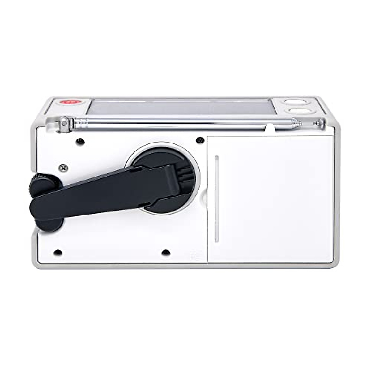 CCRadio Solar Wind-Up Portable Emergency Crank Digital Radio AM, FM, NOAA Weather & Alert, Built in LED Flashlight and Cellphone Charger, Battery Operated & Everyday Use by C. Crane