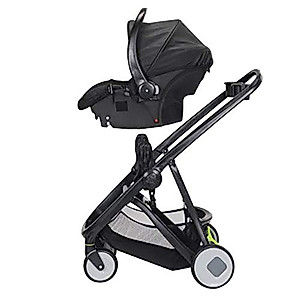 Safety 1st Riva 6-in-1 Flex Modular Travel System with Onboard 35 FLX Infant Car Seat and Base, Grey Canyon