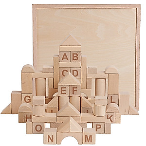 Arthopt Wooden Stacking Rocks (82PCS)