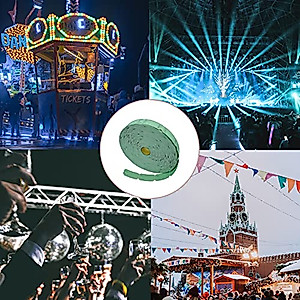 DNB 2000 Raffle Tickets - Single Roll 2000 Pcs per Roll 2 x 1 Inch Consecutively Numbered Blank Tickets for Entry/Events/Class Reward/Fundraiser/Prizes - Green